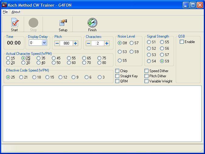 一総通(3) ～G4FON Koch Method CW Trainer～: おじさんヒヨコの無線雑記